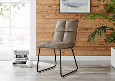 Taupe fabric dining chairs store