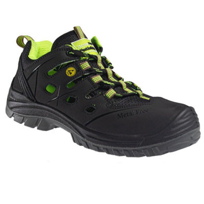 MENS & LADIES LACE UP SAFETY SANDALS WITH A COMPOSITE TOECAP AND ESD LINING