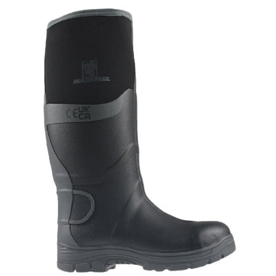 Mens Maxsteel Safety Neoprene Wellington S5 Steel Toe Cap Waterproof ...