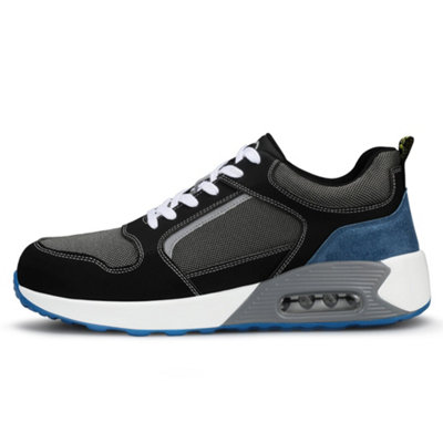 Mens Safety Boots Trainers Shoes Steel Toe Cap Work Trainers Sneakers ...