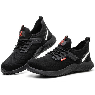 Mens Safety Trainers Safety Shoes Work Trainers Lightweight UK SIZE 8 ...