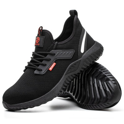 Mens Safety Trainers Safety Shoes Work Trainers Lightweight UK SIZE 8