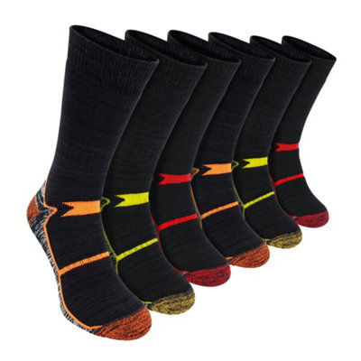 Mens Thermal Ultimate Work Socks - 6-11 - 6 Pairs