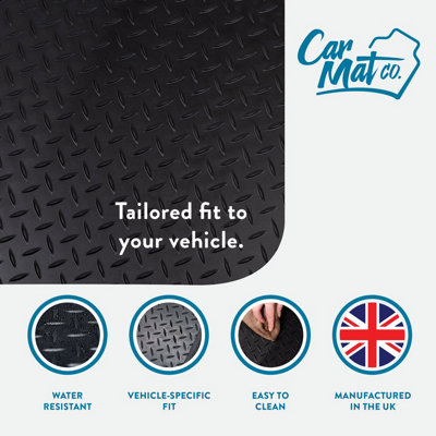 Mercedes C-Class Estate 2014-2021 5mm Premium Rubber Boot Mat Liner ...