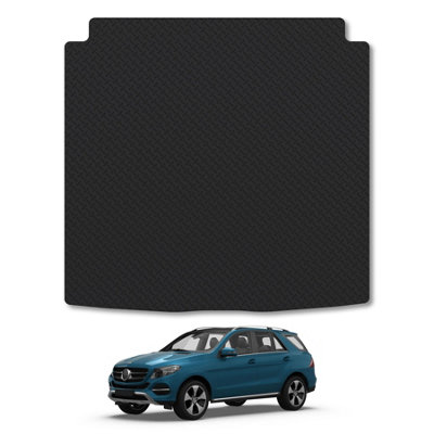 Mercedes GLE (2016-2020) Non-Hybrid Premium 5mm Rubber Car Boot Liner ...