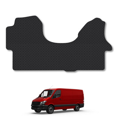MERCEDES SPRINTER 2006-2018 VAN FLOOR MATS RUBBER TAILORED FIT HEAVY ...