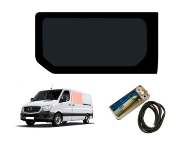 Mercedes Sprinter (2006 +) Left Hand Side Dark Tint Fixed Window Trim Kit