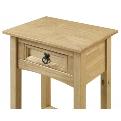 Mercers Furniture Corona 1 Drawer Console Table 1 Shelf Hallway Side ...