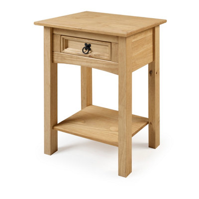 Mercers Furniture Corona 1 Drawer Console Table 1 Shelf Hallway Side ...
