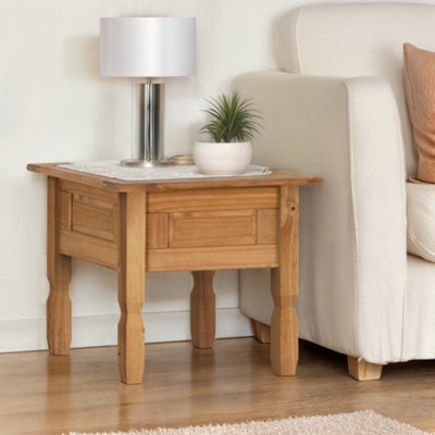 Mercers Furniture Corona Lamp Table Side End Stand Solid Pine with ...