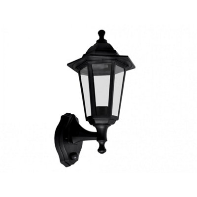 MERIDIAN LIGHTING SIX PANEL LANTERN WITH PIR 60W MULTI COLOUR (ONE SIZE)