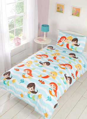 Mermaid Friends Duvet Set With Pillowcase