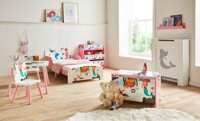 Mermaid Print Children s Kids Bedroom Storage Box
