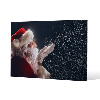 Merry christmas and happy holidays (canvas) / 61 x 41 x 4cm