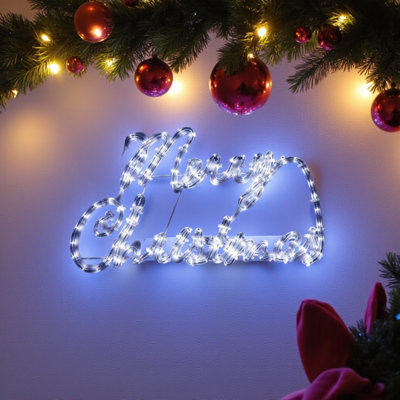 Merry Christmas Light Up Neon Sign