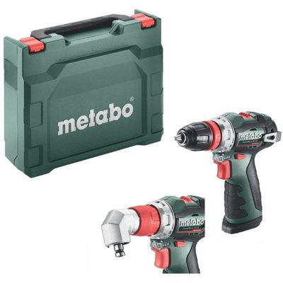 Metabo 12v PowerMaxx BS BL Q Brushless Drill Right Angle Screwdriver ...