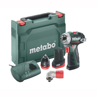 Metabo 12V PowerMaxx BS BL Q Brushless Right Angle Drill Screwdriver x1 ...