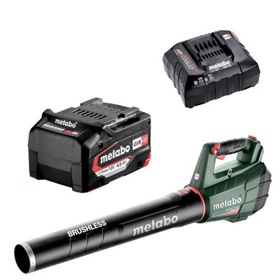 Metabo 601607850 Cordless Leaf Blower 18V Quiet Blower LB LTX + 4AH ...