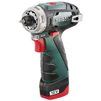 Metabo PowerMaxx 12V Cordless Drill Driver - Compact with 2.0Ah Battery ...