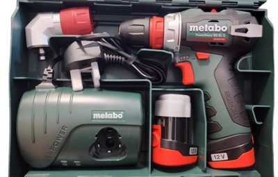 Metabo Right Angle Brushless Drill Driver x2 2ah Kit + Long Screwdriver ...