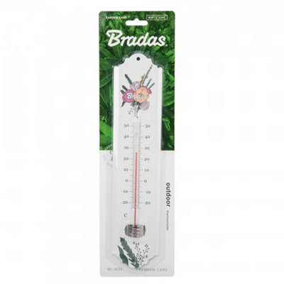 Metal 30cm Outside Window Thermometer -25/50C Traditional Temperature ...