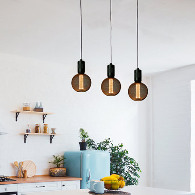 Metal Cage LED E27 Bulb, Globe Shape, Dimmable