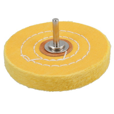 Metal Cleaning and Polishing Kit for Drills 4in 100mm Mops and Compound ...