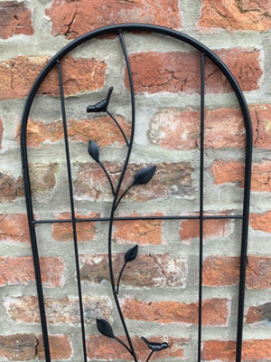 Metal Climbing Plant Support Trellises Support Panel Metal Set of 2