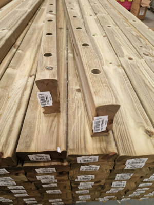 Metal Deck Black Iron Traditional Decking Balustrade Start Kit (W ...