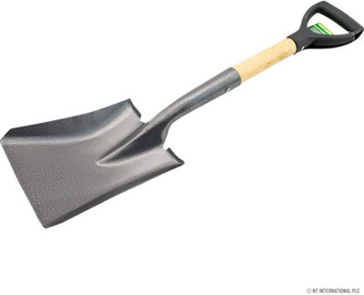Metal Digging Shovel Gardening Square Spade Tool Heavy Duty Plastic ...