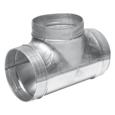 Metal Equal Tee Piece Diameter 125mm