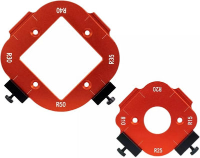 Metal Radius Router Template Jig Set for Corner Rounding, Carpentry ...