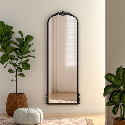 Metal Shatter Proof Glass Full Length Framed Mirror W 540 x H 1630 mm