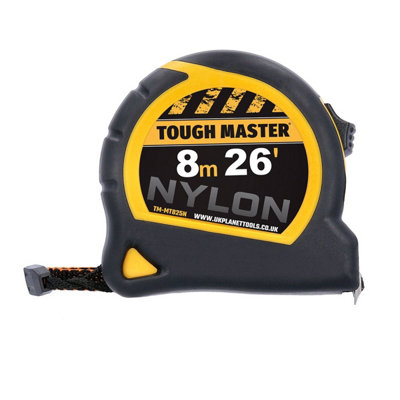 Metal Tape Measure 8m long with Class II Accuracy Magnetised Rust-Proof ...