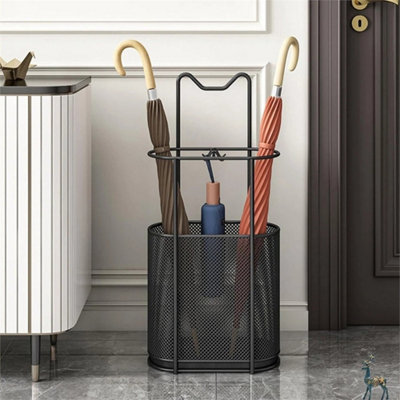 Metal Umbrella Holder Stand Rack Rain Water Drip Stick Home Storage