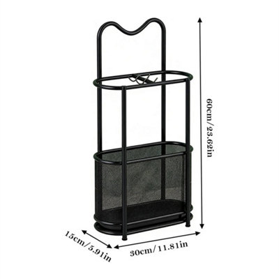 Metal Umbrella Holder Stand Rack Rain Water Drip Stick Home Storage