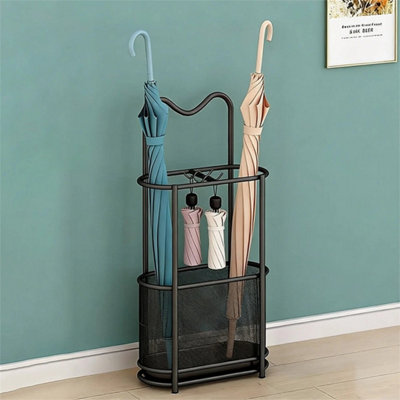 Metal Umbrella Holder Stand Rack Rain Water Drip Stick Home Storage
