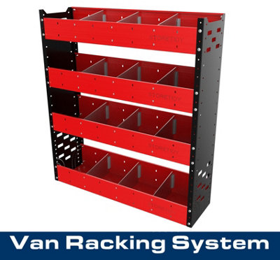 METAL VAN RACKING AND WOKSHOP RACKING UNIT (4 SHELF) | DIY at B&Q