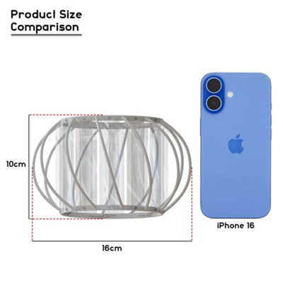 Metal Wire Cage Ceiling Light Shade Easy Fit Lamp Shade, Ceiling ...