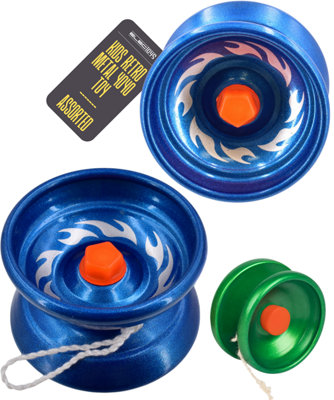 Metal Yo Yo Blue Party Bag Skill Toy Kids Gift