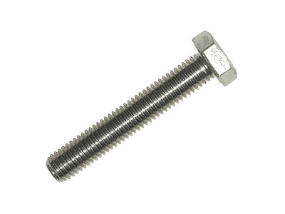 Metalmate High Tensile M10 Set Screw Zinc Plated 75mm - Box of 100 Screws