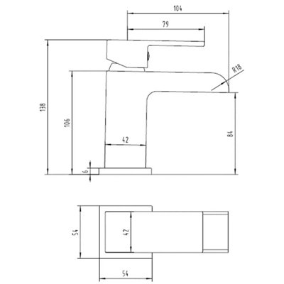 Methven Deva Sparkle MK2 Basin Mixer Tap Modern Waterfall Spout, Tilt ...