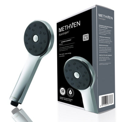 Methven MAKU Satinjet Water Saving 8l/min Power Shower Head In Chrome ...