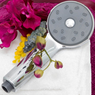 Methven MAKU Satinjet Water Saving 8l/min Power Shower Head In Chrome ...