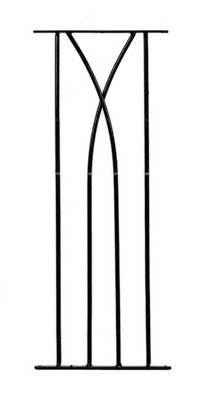 METRA Metal Deck Decking Infill Fence Panel 280mm Wide x 770mm High ...