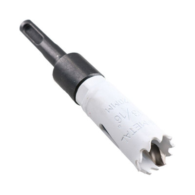 Metric 20mm HSS Hole Saw Holesaw Bi Metal Cutter with SDS Plus Arbor Adaptor