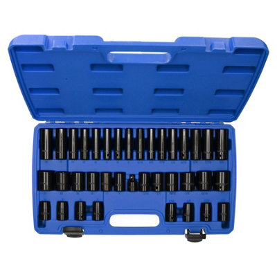 Metric and Imperial Shallow and Deep Impact Sockets 3/8" and 1/2" Drive ...