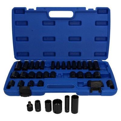 Metric and Imperial Shallow and Deep Impact Sockets 3/8" and 1/2" Drive ...