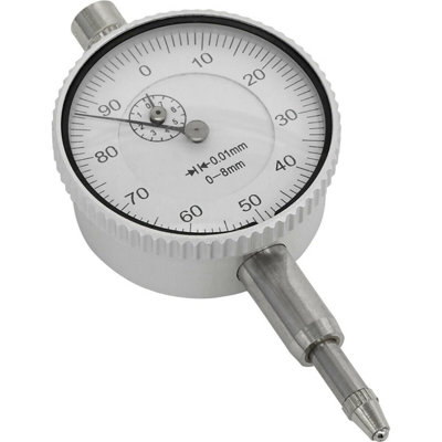 Metric Dial Gauge Indicator - 8mm Travel - 41mm Dial - Rotating Bezel ...