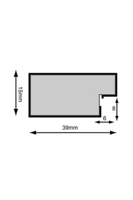 Metro Black Photo Frame 24 x 18 Inch